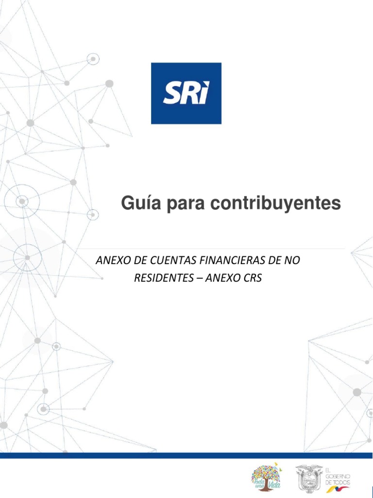 Guía Anexo CRS para Contribuyentes | PDF | Archivo de computadora | Zip ...