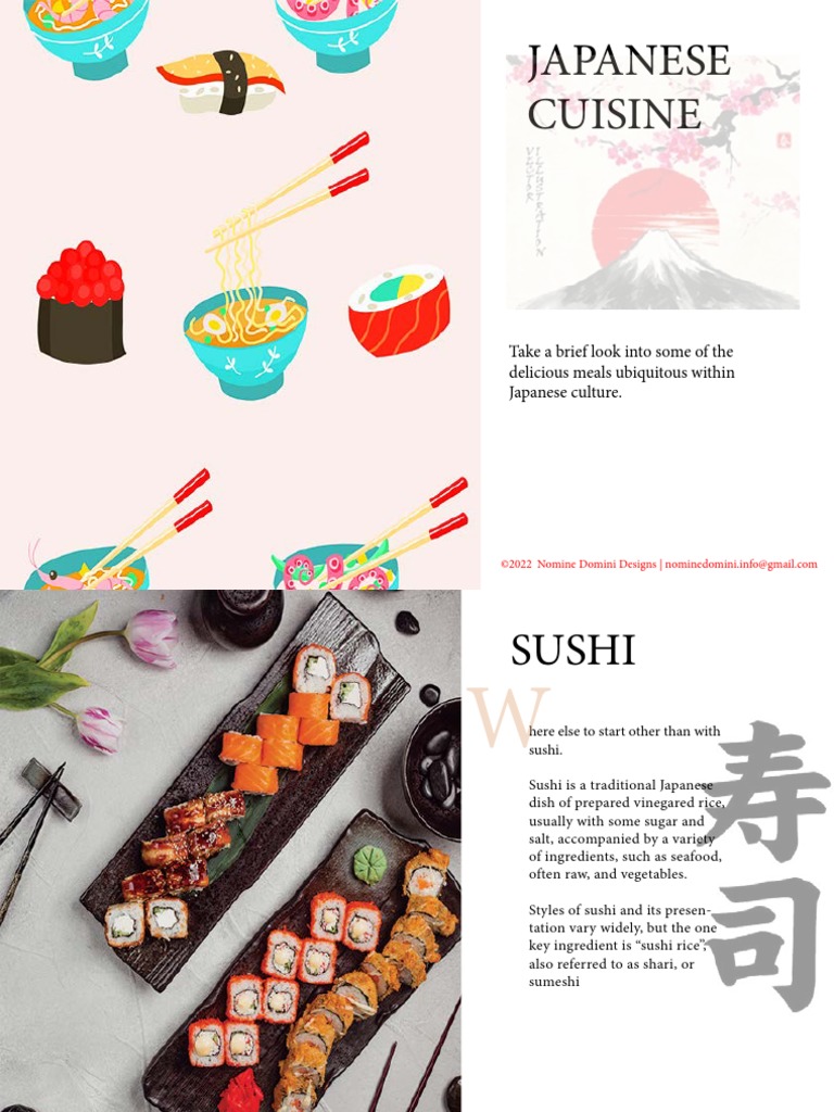 Japanese Cuisine | PDF