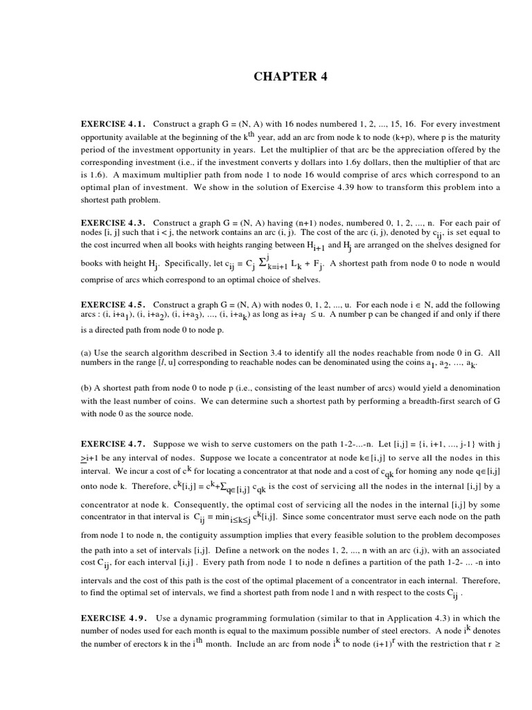 Orlin NF Chapter4 | PDF | Computer Science | Mathematical Concepts