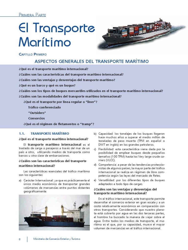 Transporte Maritimo | PDF | El comercio internacional | Comercio