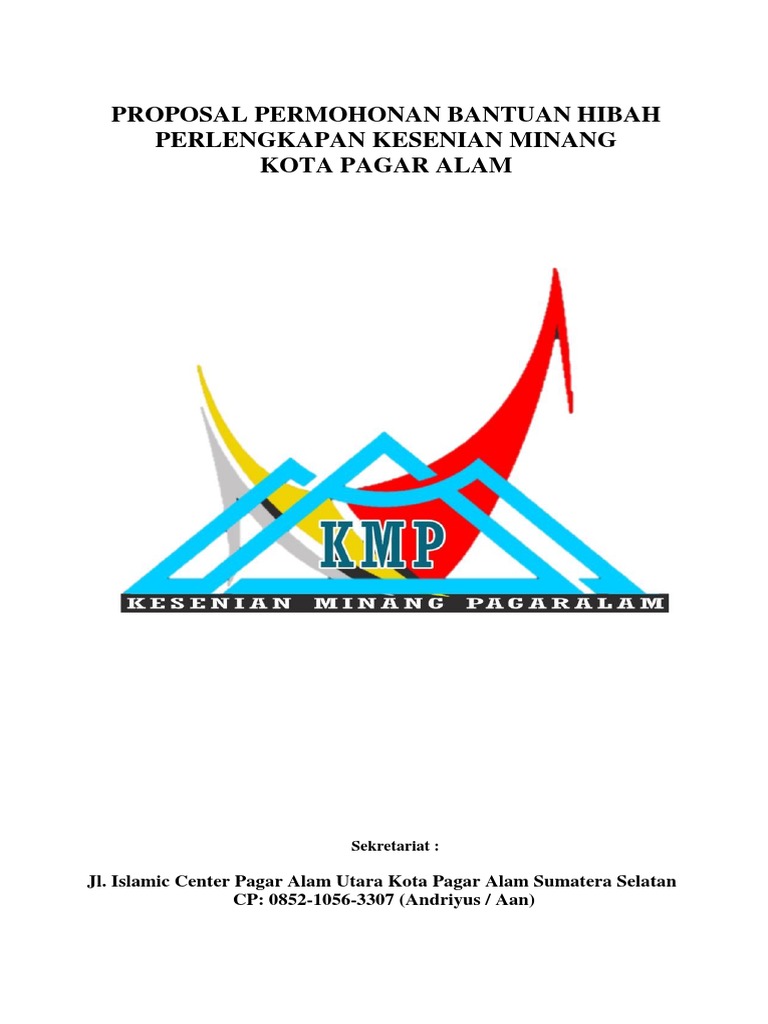 Proposal Hibah Kesenian Minang Pagar Alam | PDF | Perjalanan