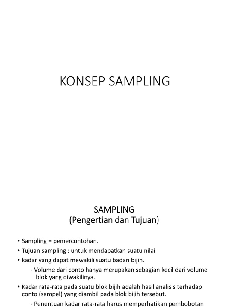 G. Sampling | PDF