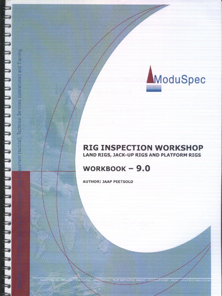 01-Rig Inspection Workshop (Workbook) | PDF