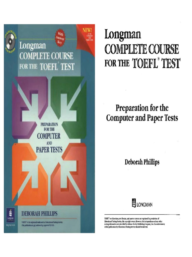 Longman Phillips TOEFL PBT CBT - Opt | PDF