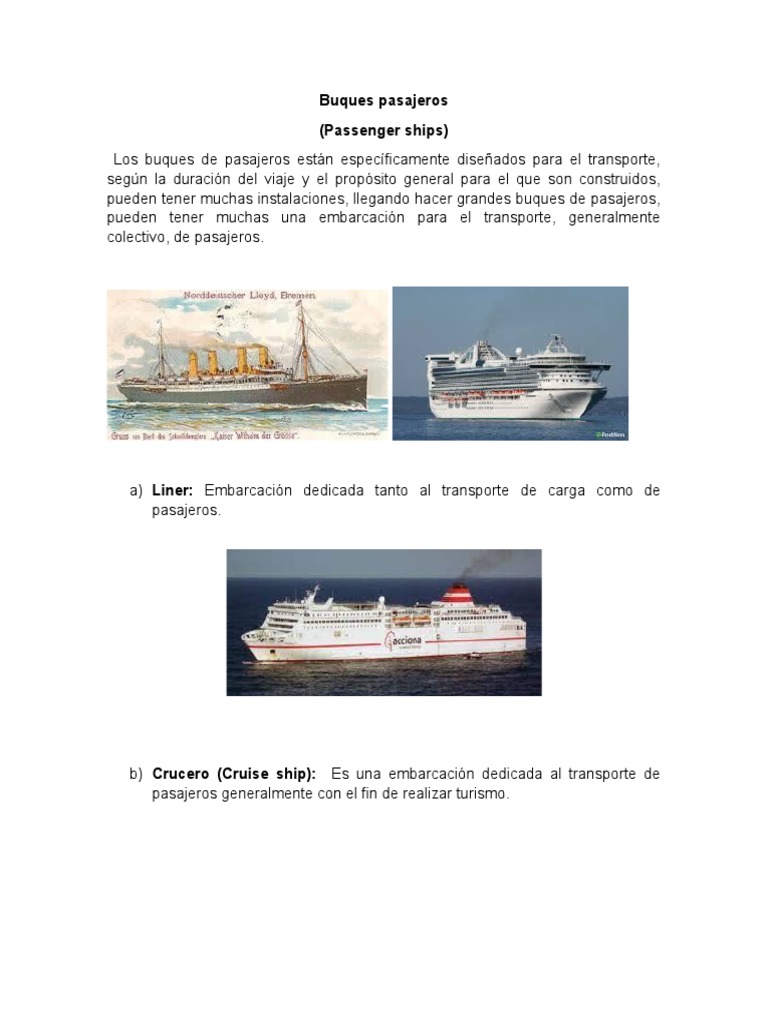 Tipos de Buques | PDF