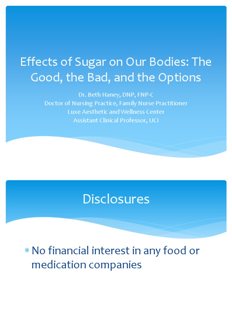 Sugar in Our Diet - Beth Haney | PDF | Glucose | Carbohydrates