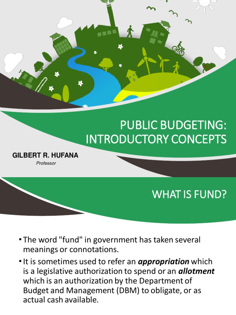 Public Budgeting: Introductory Concepts: Gilbert R. Hufana | PDF ...