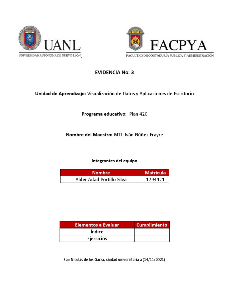 EVIDENCIA No3 | PDF | SQL | Diseño de software