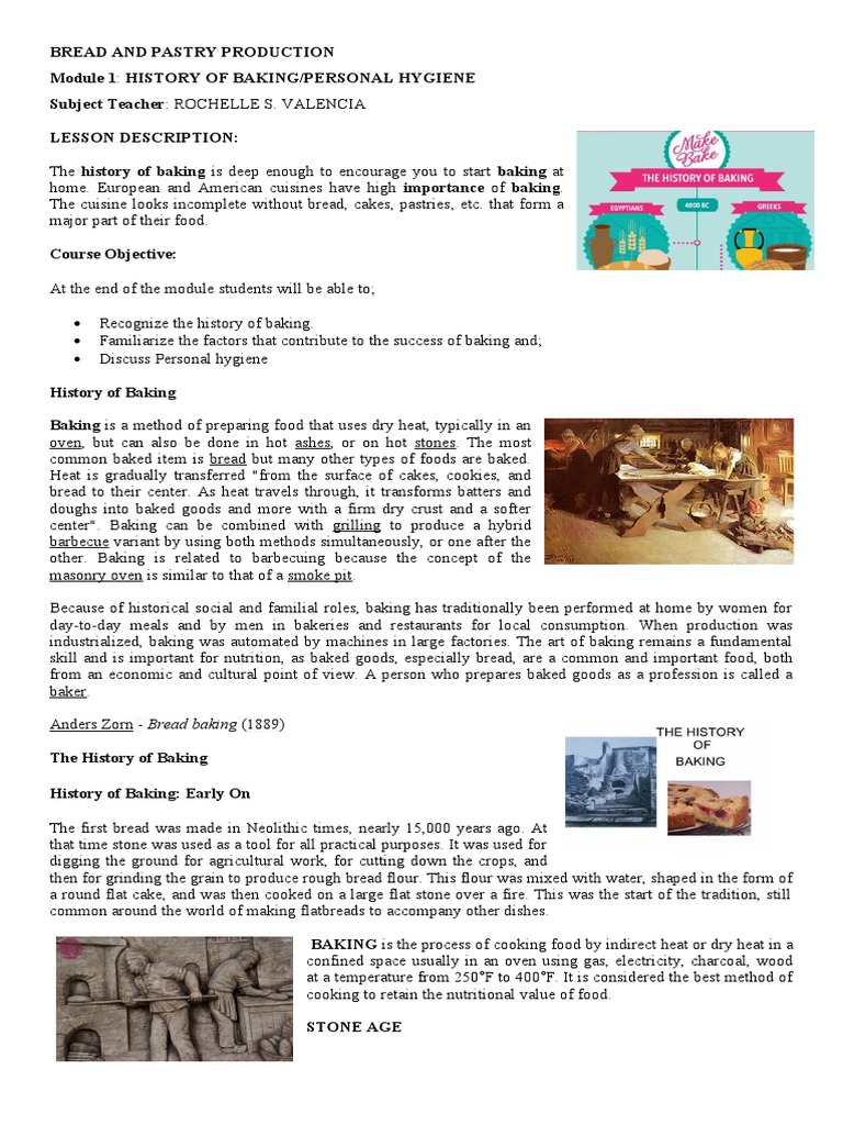 Week 1 BPP Tle 9 | PDF | Baking | Breads