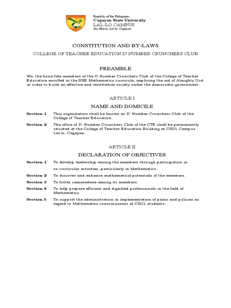 CBL-MATH Club | PDF | Government | Constitutional Law