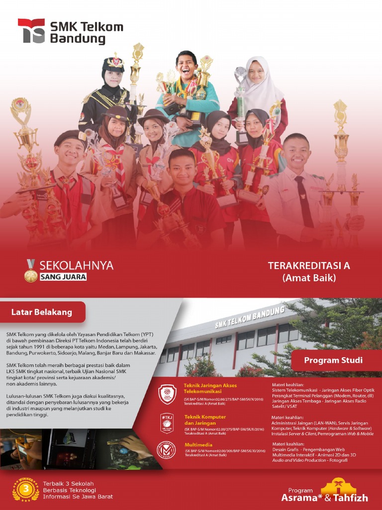 Brosur SMK Telkom Bandung 3 | PDF