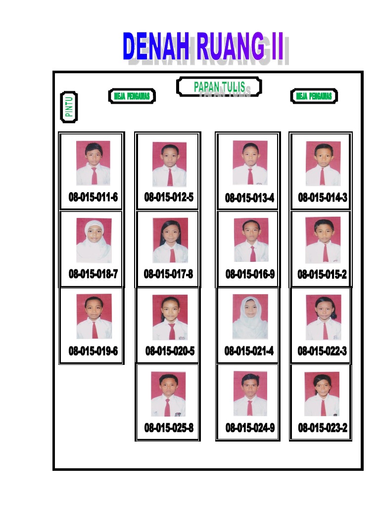 Denah Ruang Ujian | PDF