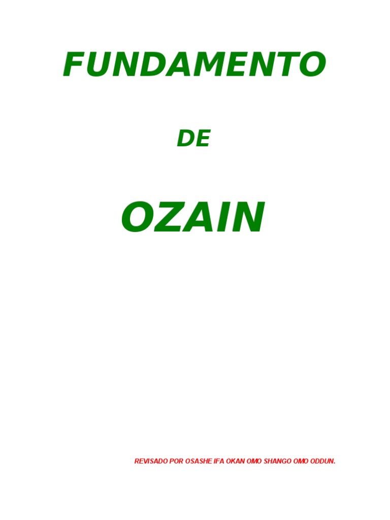 Fundamento Ozain | PDF | Leopardo | Religión y creencia
