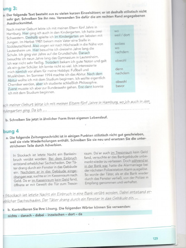 Schreiben Telc B1 | PDF