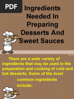 Methods of Preparing Desserts | PDF | Desserts | Custard