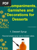 Dessert Plating Guidelines and Techniques | PDF | Desserts | Foods