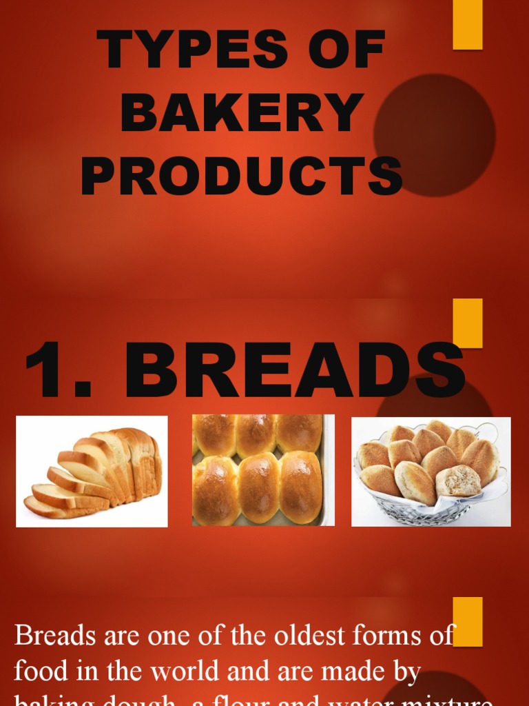 Types of Bakery Products | PDF