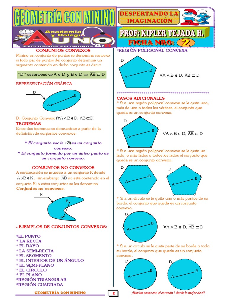 2da Sepa Geometria Con Minino Auno Octubre - 21 - 0 | Descargar gratis PDF | Polígono | Conjunto ...