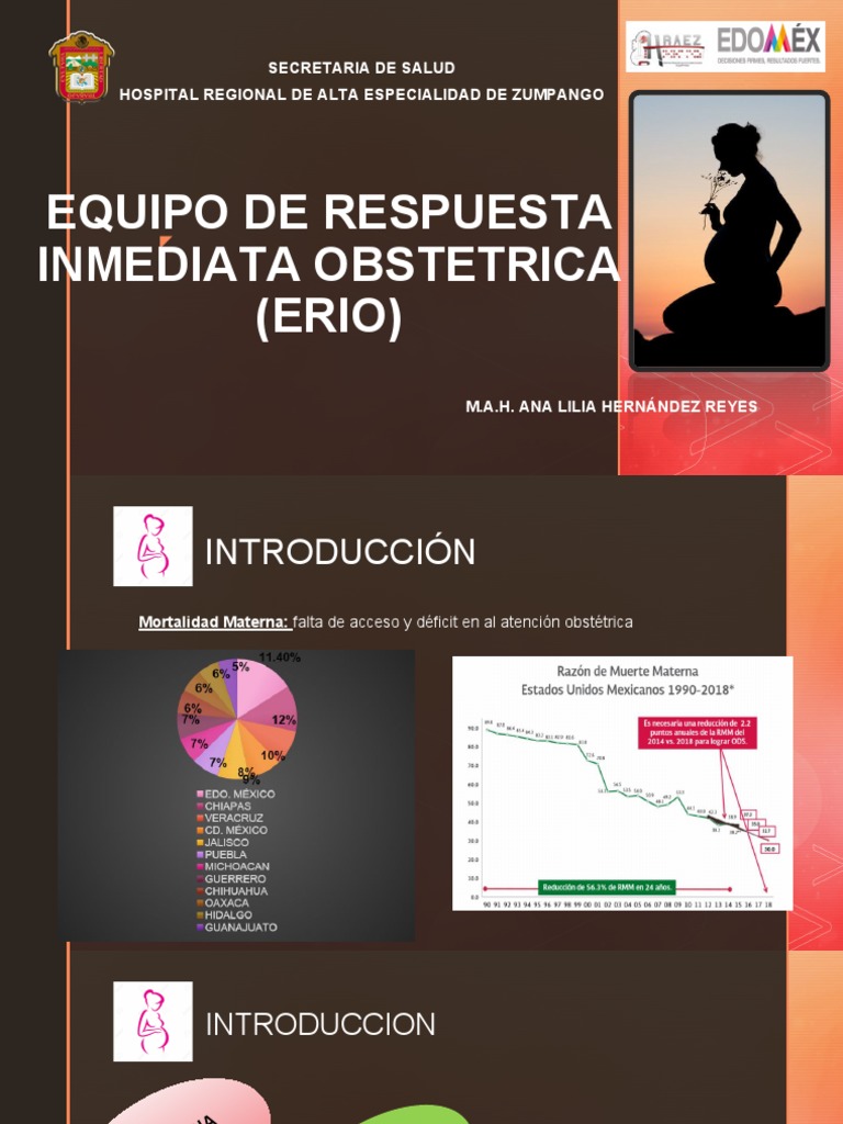 Protocolo ERIO para Emergencias Obstétricas | PDF | Muerte materna | Especialidades Medicas