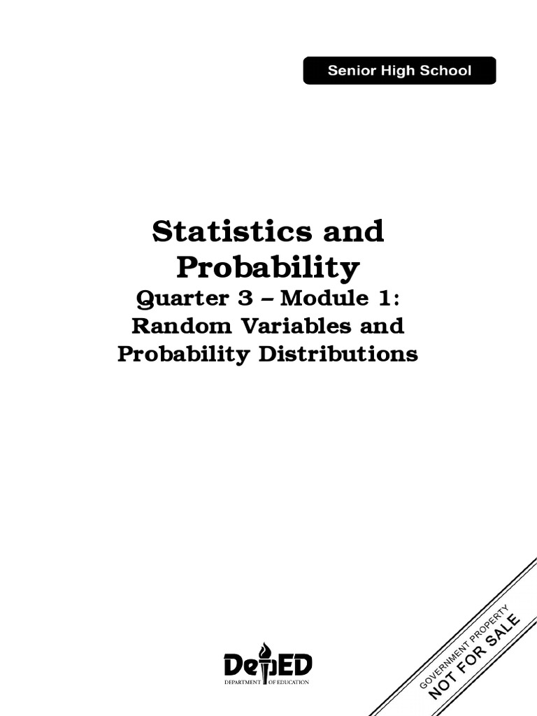 Statistics and Probability | PDF | Probability Distribution | Random ...