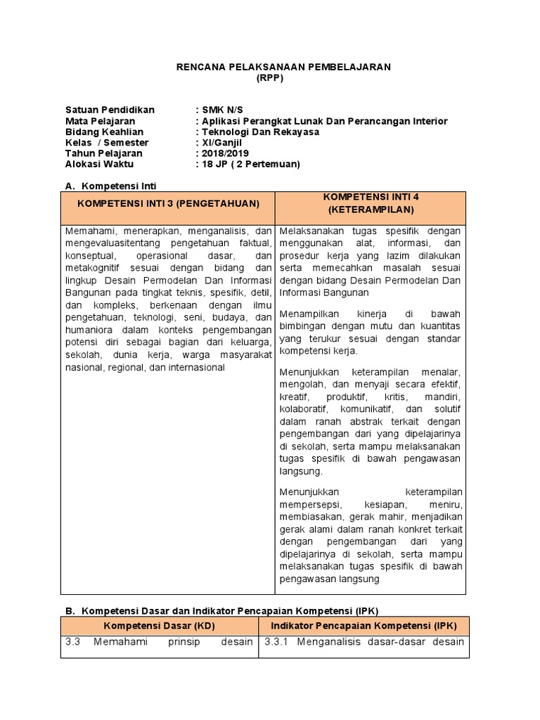 RPP 3.3 | PDF | Karier & Perkembangan | Seni