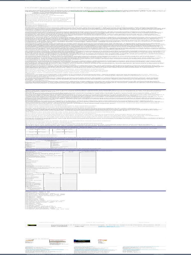 Human Resource Development Interventions - Fundamentals of Performance ...