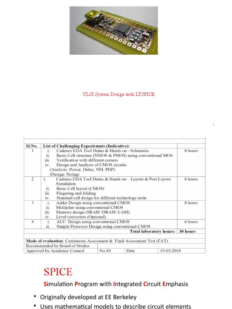 Lab 1 - Installation and Demo | PDF | Spice | Electrical Network