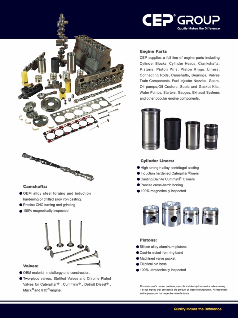 CEP CATALOGUE Product Family) | PDF | Piston | Clutch