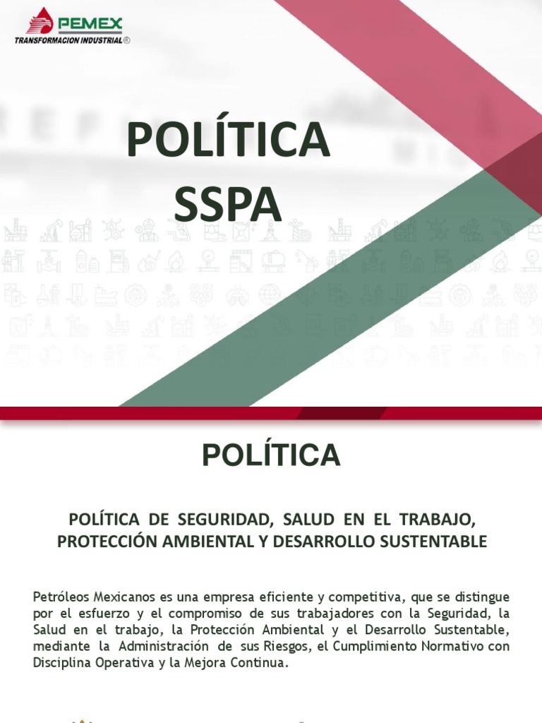 Política SSPA de Pemex 2025 | PDF