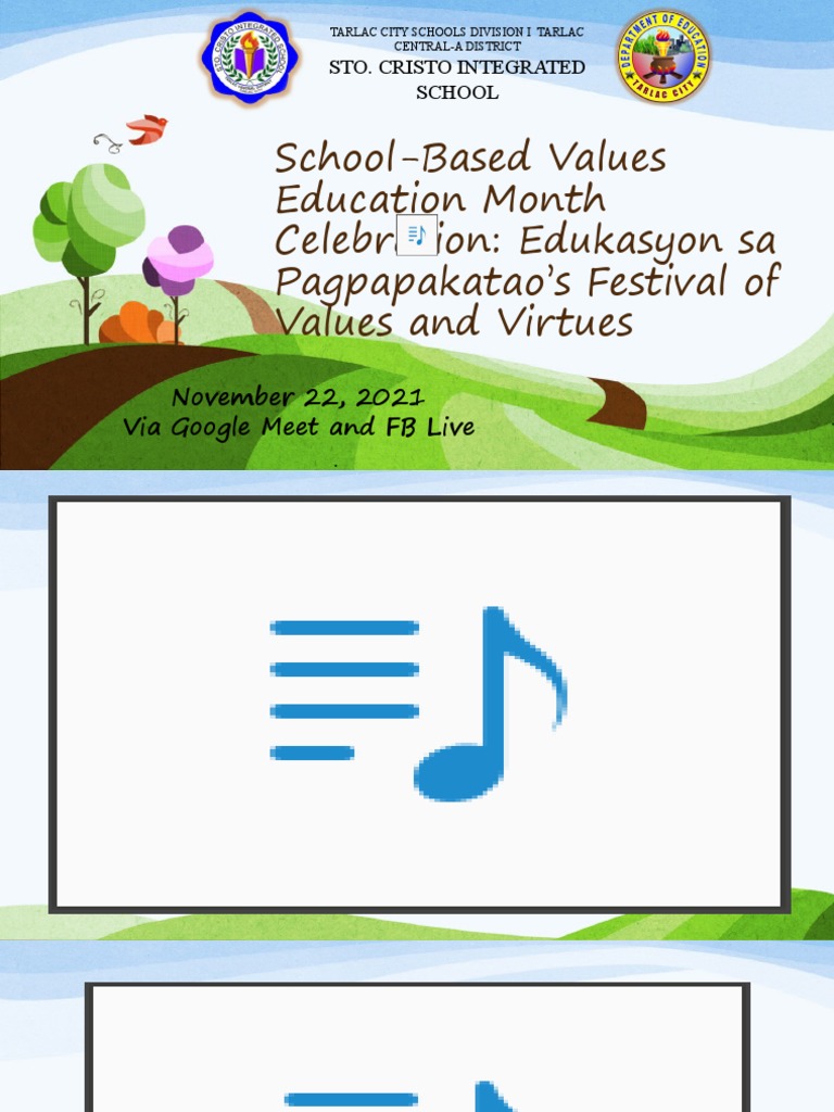 Values Education Month Celebration 2021 | PDF