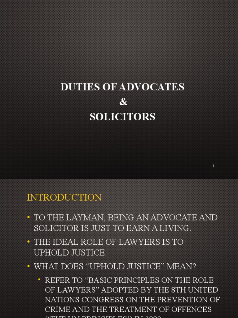 Topic 2 Duties of Advocate Solicitor | PDF | Contempt Of Court | Negligence
