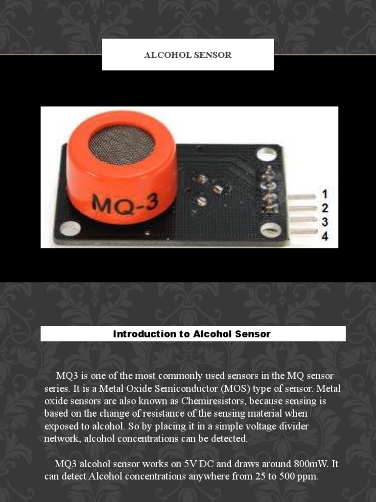 Alcohol Sensor | PDF | Technology & Engineering