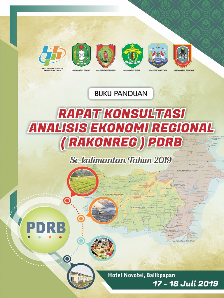 Buku Panduan Rakonreg PDRB Tahun 2019 | PDF
