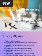 Clinical Pharmacist in ICU | PDF | Intensive Care Medicine | Pharmacy