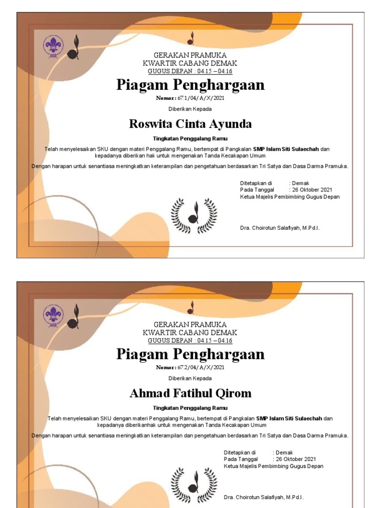 Piagam | PDF