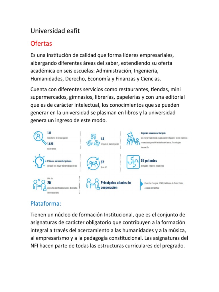 Universidad Eafit | PDF
