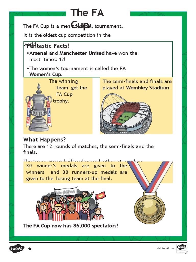 The FA Cup: Fantastic Facts! | PDF | Arsenal F.C. | Association Football