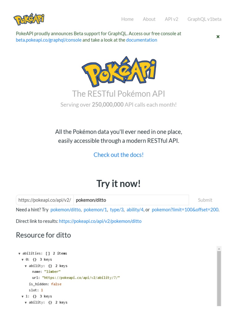 Pokemon API Website For Your Pokedex | PDF | Pokémon | Software Engineering