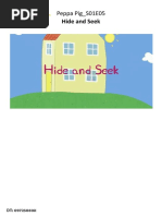 Peppa Pig S01E01 Muddy Puddles | PDF