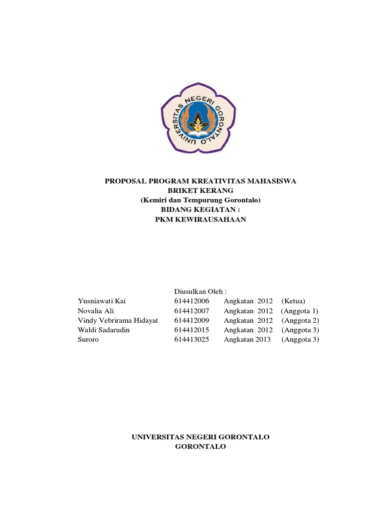 Contoh PKM Kewirausahaan | PDF