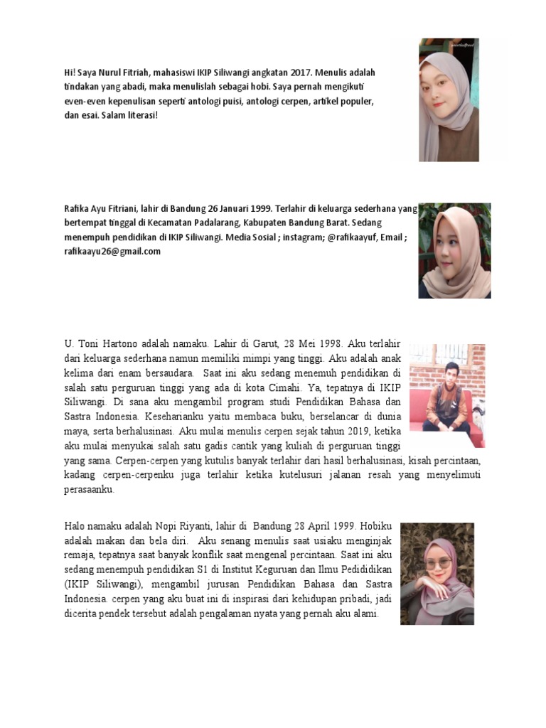 BIONARASI Cerpen Cefi | PDF