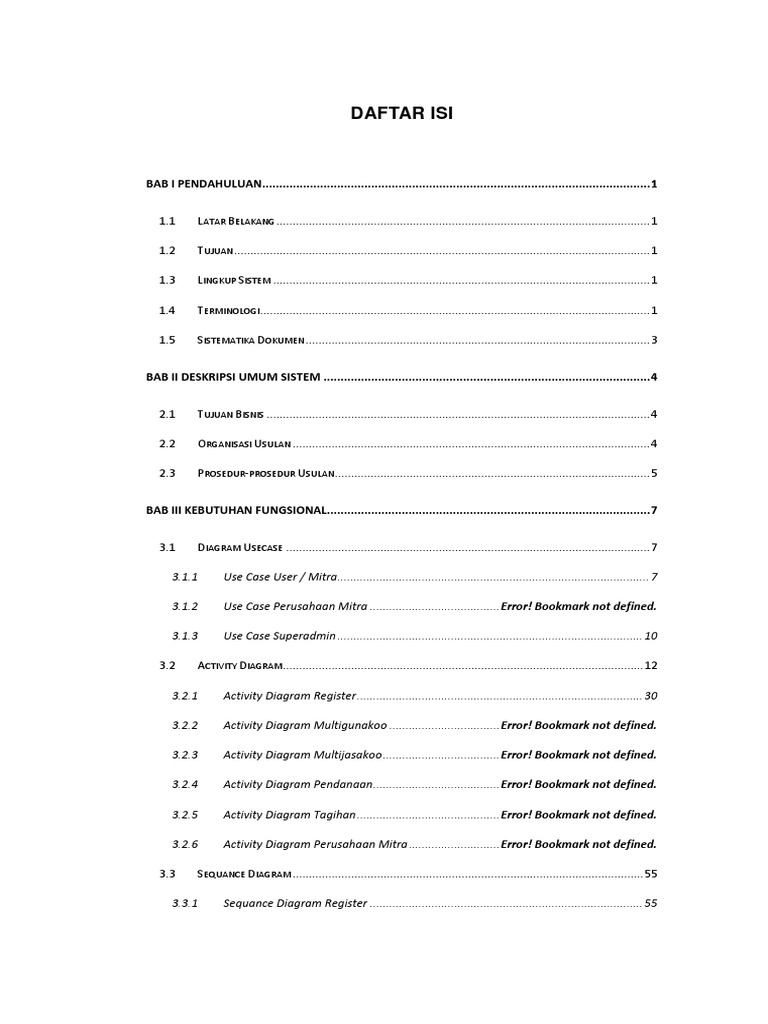 Contoh Laporan SRS | PDF | Komputer | Teknologi & Rekayasa