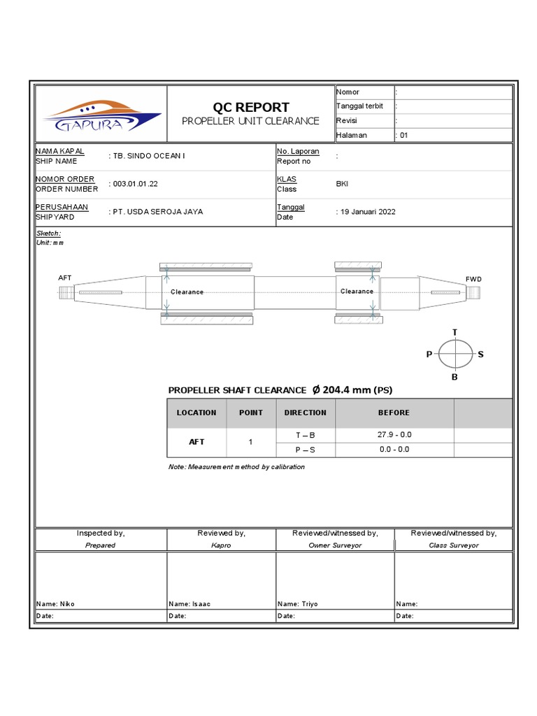 Clearance Propeller PS | PDF | Ships | Watercraft