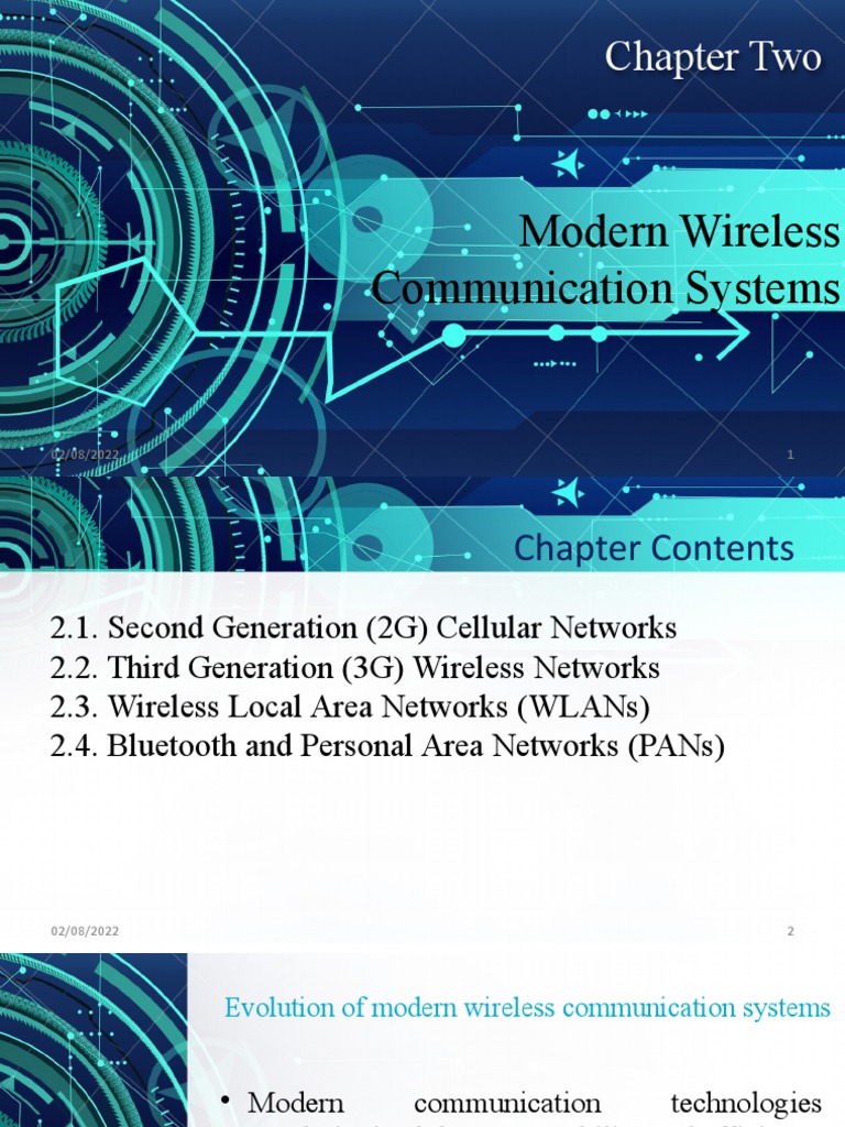 Chapter Two: Modern Wireless Communication Systems | Download Free PDF ...