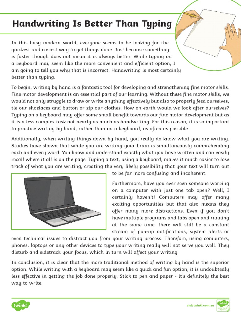 Handwriting Is Better Than Typing | PDF | Computer Keyboard | Cognition