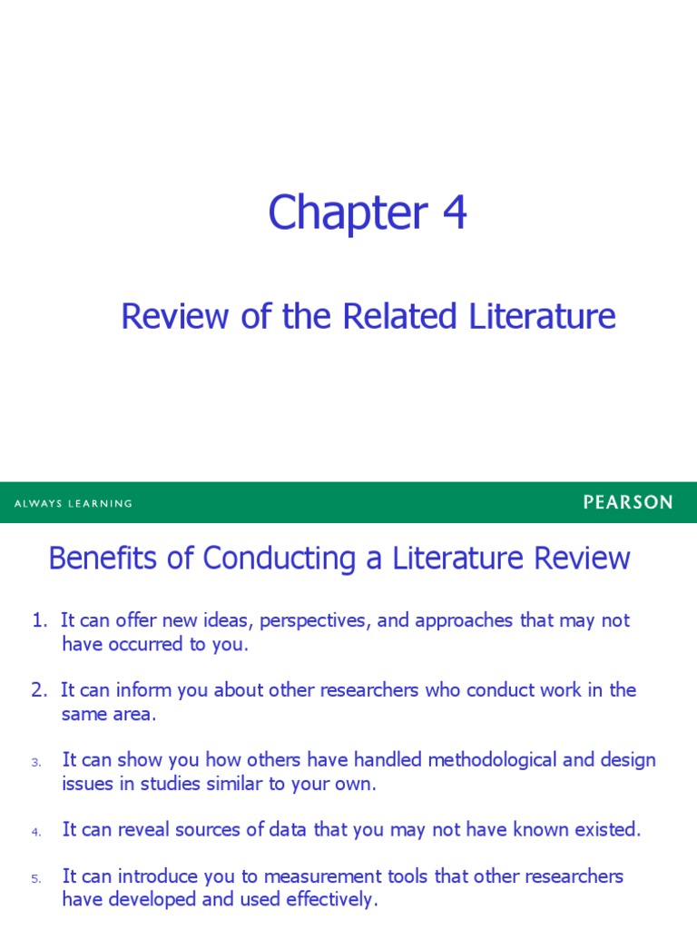 Chapter 4 - Review of Related Literature | PDF | Libraries | Cognition