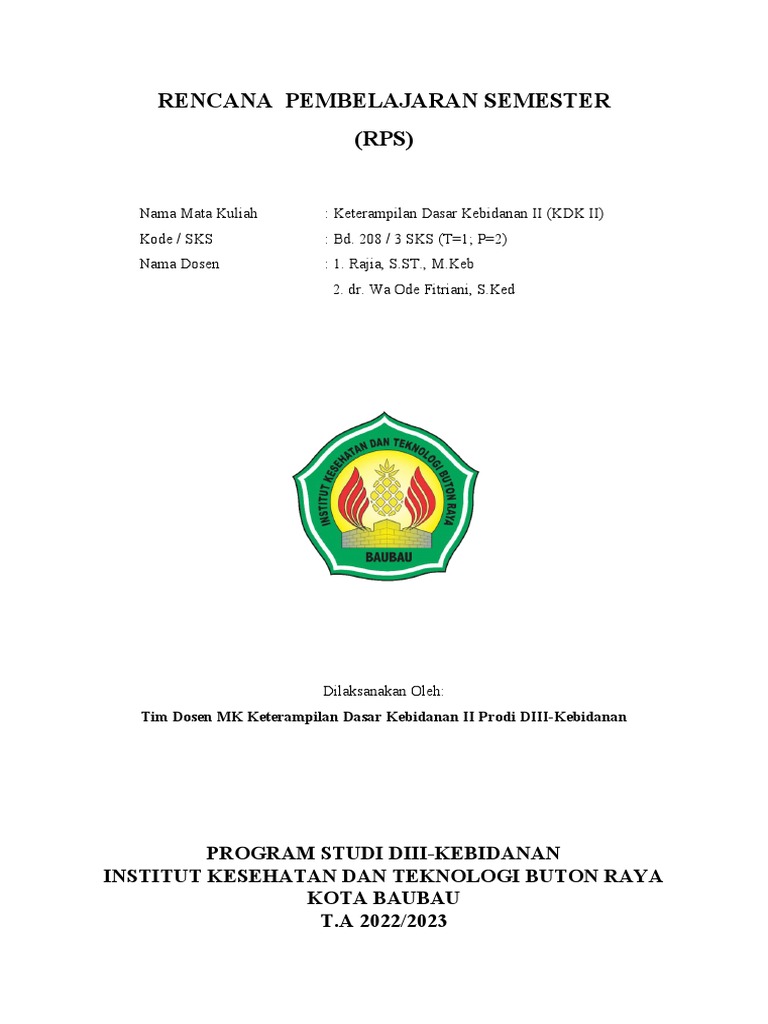 RPS KDK Ii | PDF | Sains & Matematika