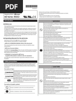AZD-C Driver Operating Manual | PDF | Power Supply | Electromagnetic ...