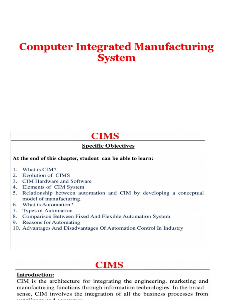 CIMS | PDF