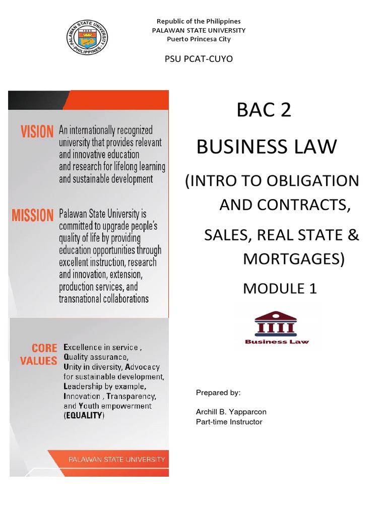 Introduction to Business Law Module | PDF | Business | Natural Law